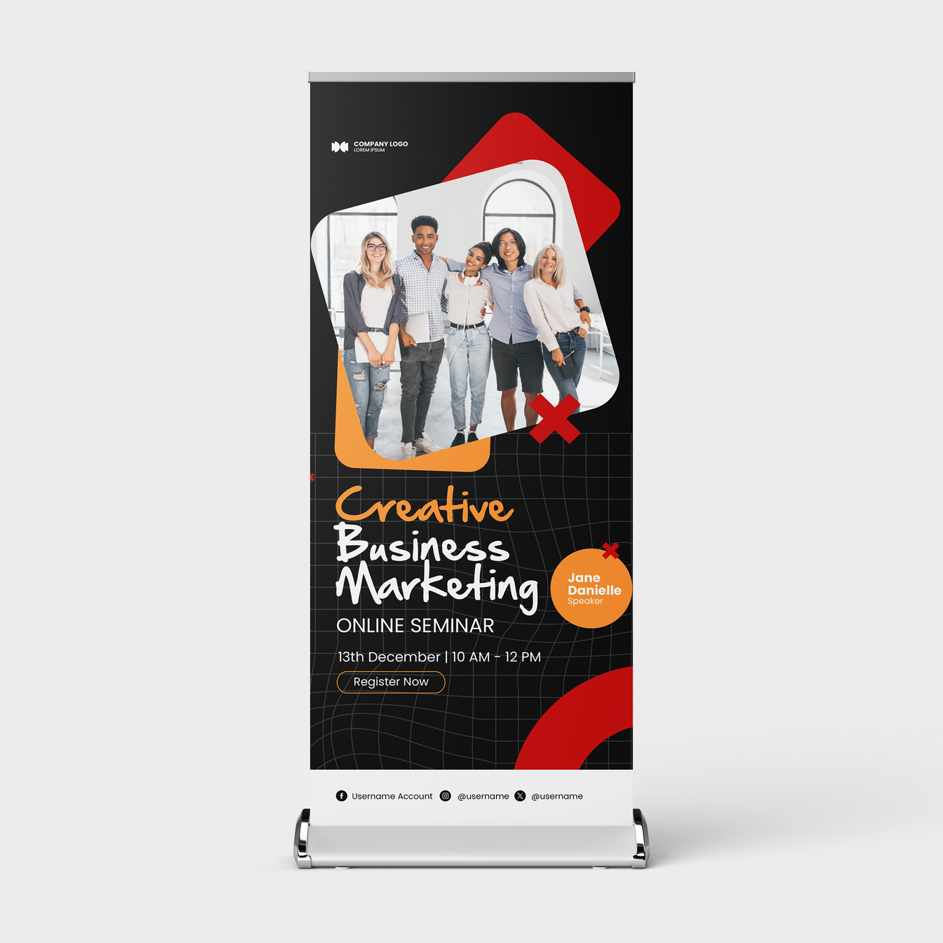 Pull-Up Banner + Executive Stand – Print Nonstop