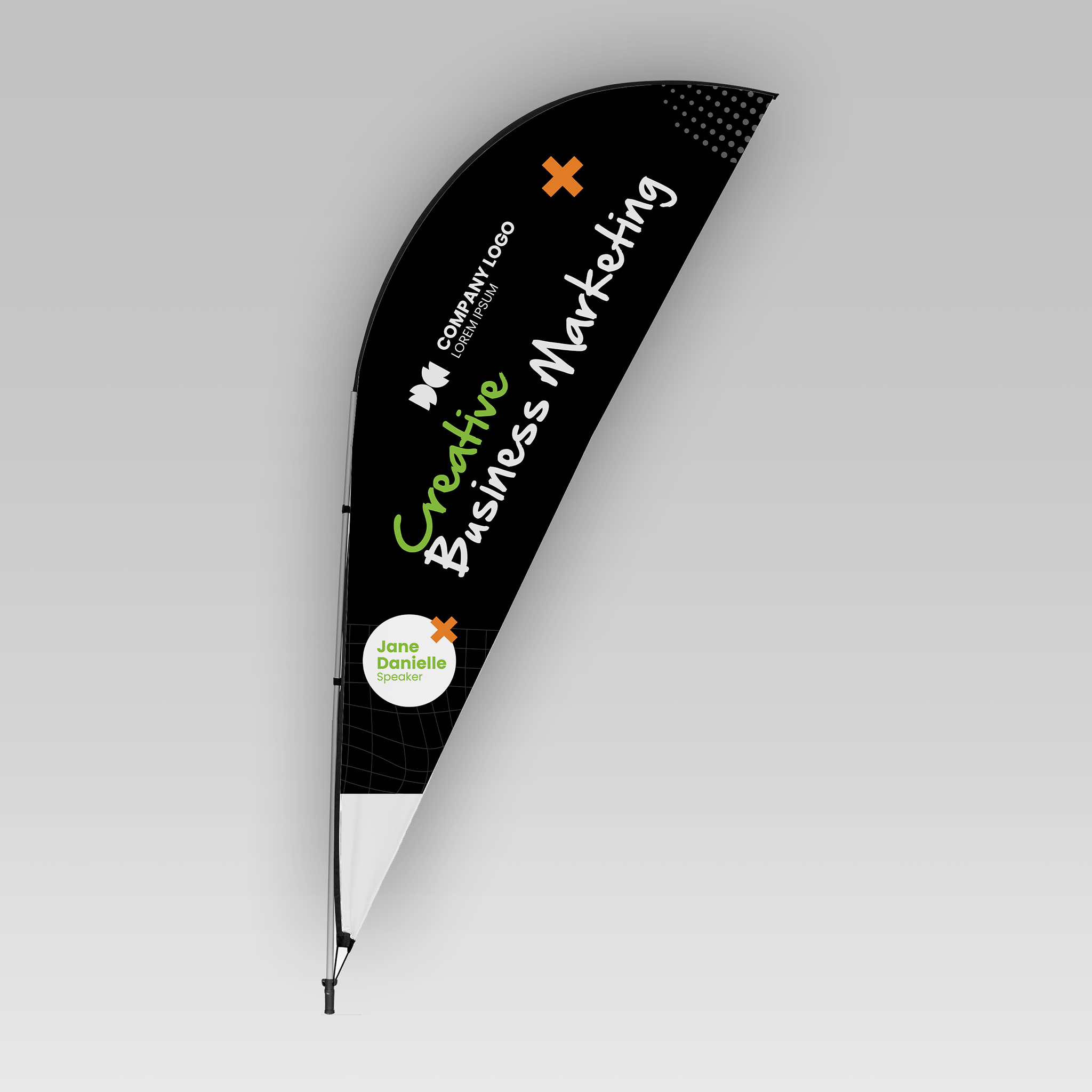 Flying Banner - Sharkfin Banner – Print Nonstop